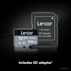 Lexar 512GB Professional 1066x microSDXC™ UHS-I Card SILVER Series - Al ...